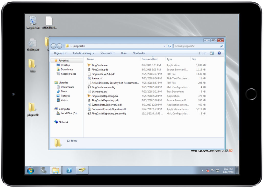 Install - PingCastle