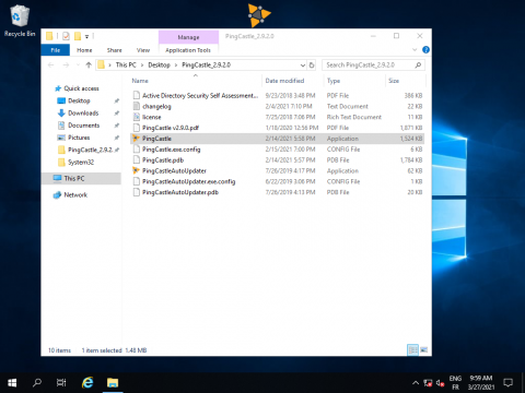 Documentation - PingCastle